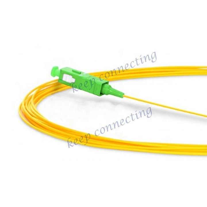 FTTH Single Mode Fiber Optic Pigtail 0.9mm SC UPC APC LSZH/PVC Pigtails for Fiber Optic ...
