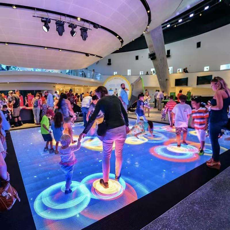 Pressure Sensitive Floor Tile Display P3.9 Dance Floor Screen Seamless ...
