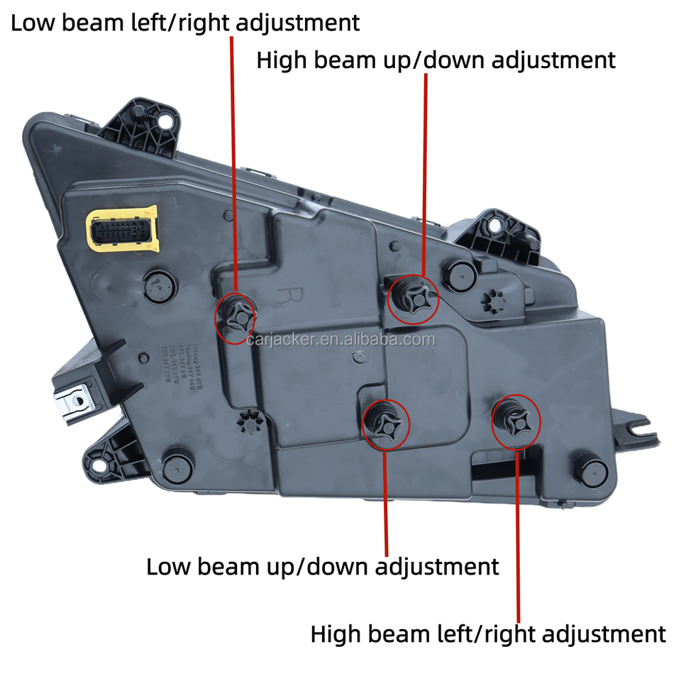 1 Pair ( LH + RH ) Full LED Headlight Latest Upgraded Version 24V Fit ...