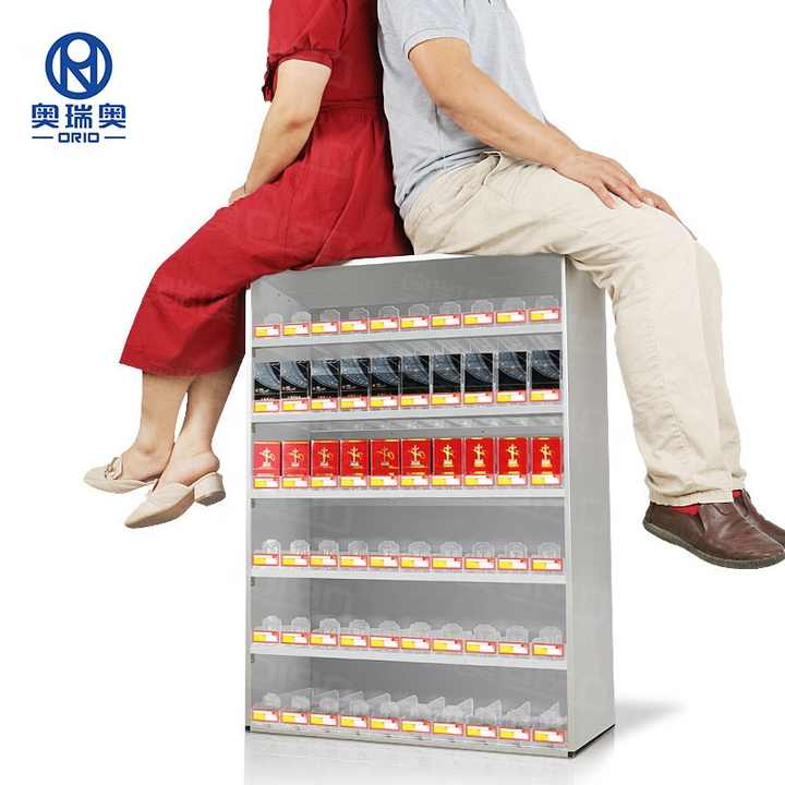 Modern Design Shelf Pusher Display Rack Cigarette Display Cabinet with ...