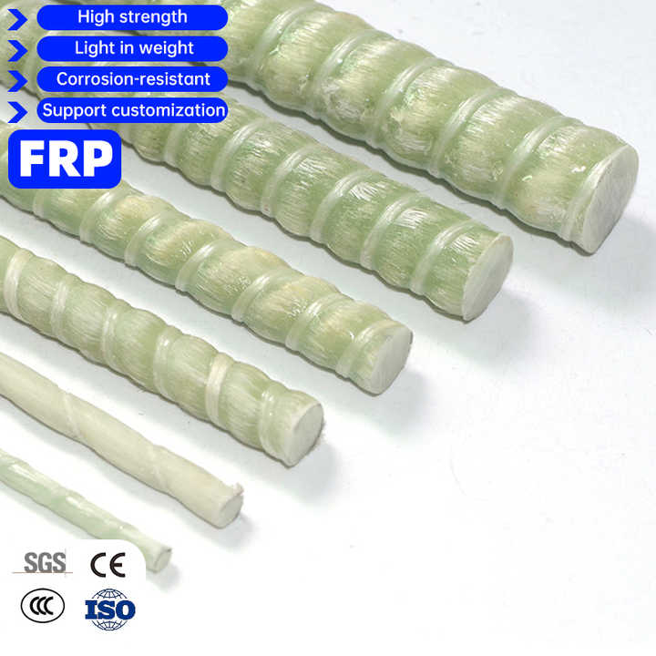 Customizable Cut FRP Profile Glass Fiber Rebar for Construction ...