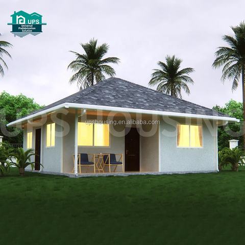 2 Bedroom Prefabricated Concrete Family Home 1 Storey Double Sloop ...