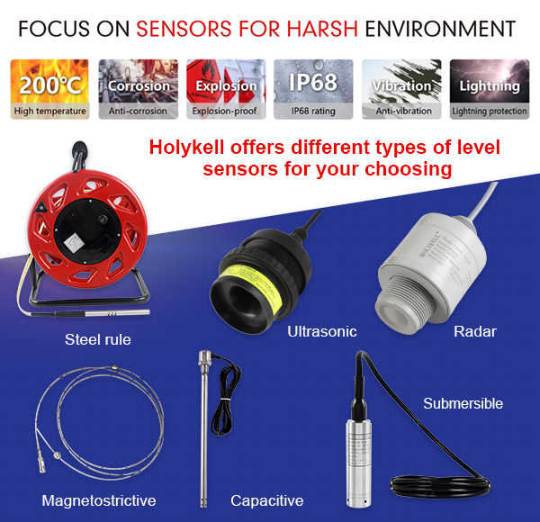 Holykell HPT604 RS485 Water Tank Level Sensor - Reliable & Accurate