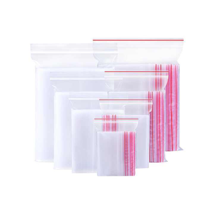Custom LDPE clear Transparent Zip Lock Bag Grip-seal Resealable ...