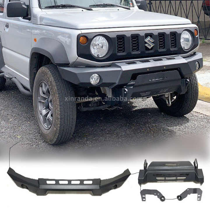 Front Bumper for Suzuki Jimny JB74 JB64 2018- Gen4 Sierra JB74w JB64w Steel Aluminum Alloy ...