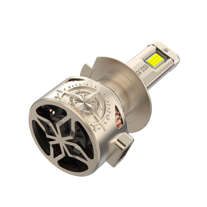 RongLai High Power Led Headlight 400w 5585CSP Chip 6000k Turbo Cooling ...