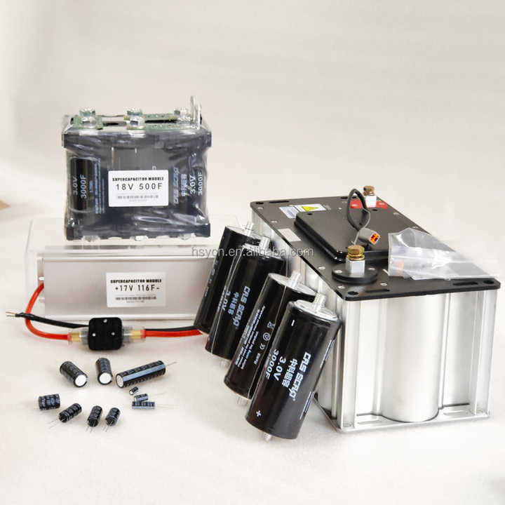 High Power Density Energy Storage with 3000F Supercapacitors