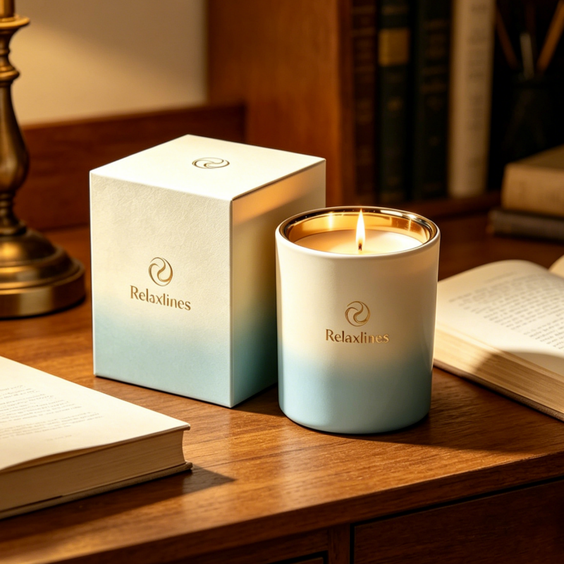 Customized Natural Soy Wax Glass Jar Scented Candles for Luxurious ...