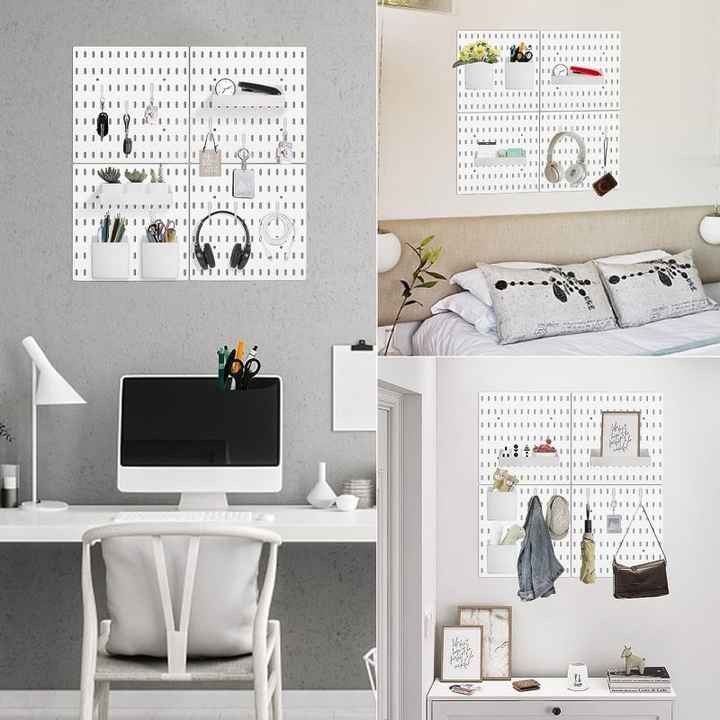 Office Desk Top Pegboard - Multi-Functional Tool Holder