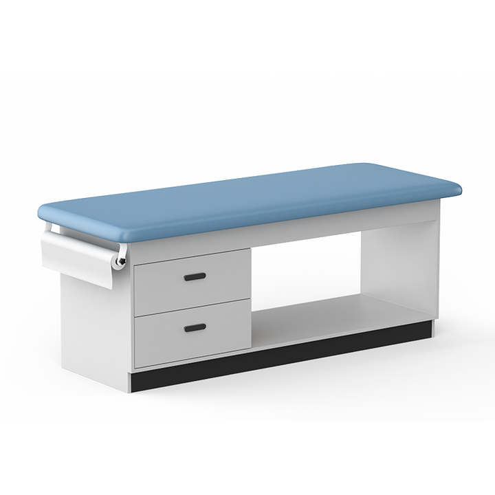 Adjustable Hospital Examination Bed with Massage & Drawers