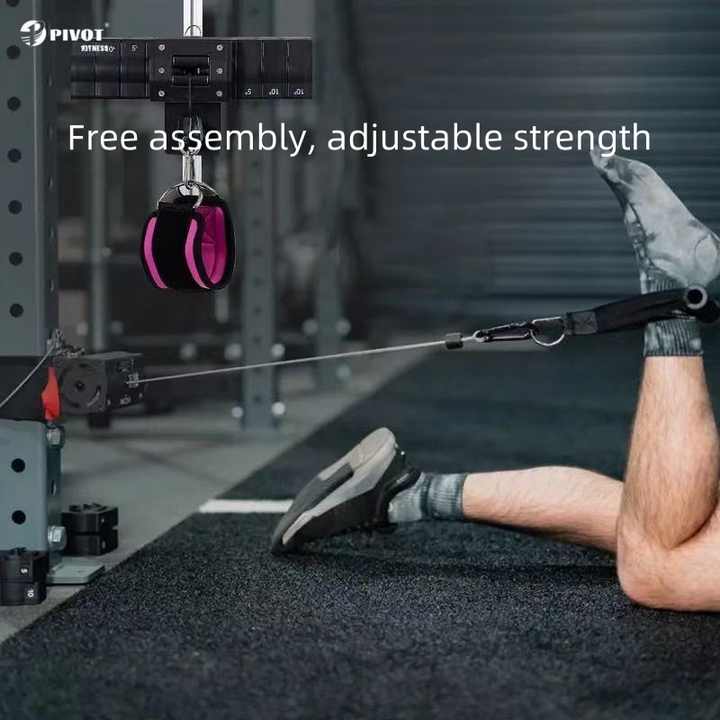 Multi Functional Cable Trainer Adjustable Stretcher Portable Pulley ...