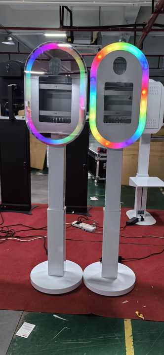 New Oval Faceplate Photo Booth Rgb Light Photobooth 9.7 10.5 12.9inch ...