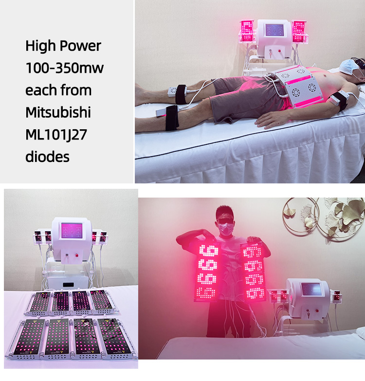 Laser Fat Removal Machine For Body Shaping 6D Lipo System For Slimming ...