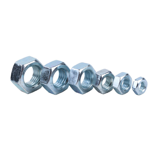 DIN934 Metric Thread Grade 5 8 Zinc Plated Hexagon Nuts ISO 4032 ...