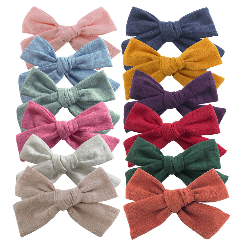 Baby Girl Hair Bow Alligator Clips for Toddlers & Kids Women Handmade ...