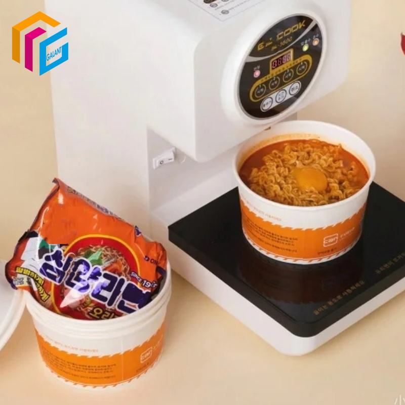Korean Cuisine Induction Paper Bowl Disposable Heatable Paper Bowl for ...