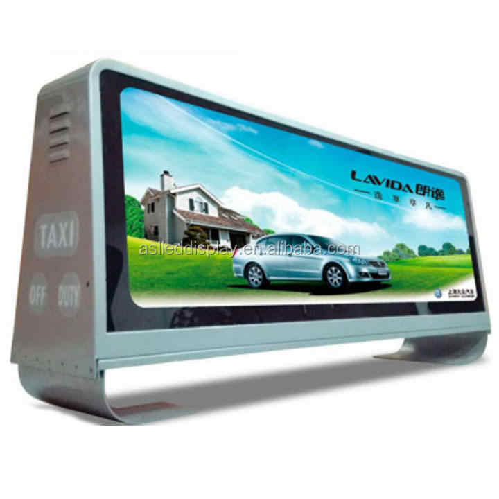 Outdoor Waterproof LED Sign Board - Ideal for Taxi Advertising