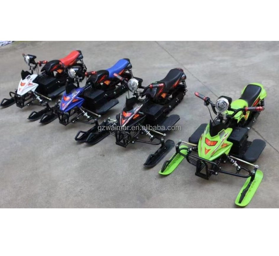 Kids Snowmobile - Electric & Gas Mini Snow Scooter for Winter Sports