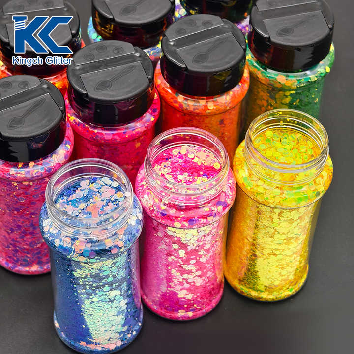 Bulk Sparkly Mixed Glitter 2OZ Shaker Chunky Nail Face Body Glitter ...