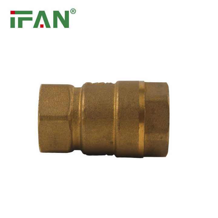 IFAN High Quality Ball Valve Yellow Butterfly Handle Brass Ball Valve 1 ...