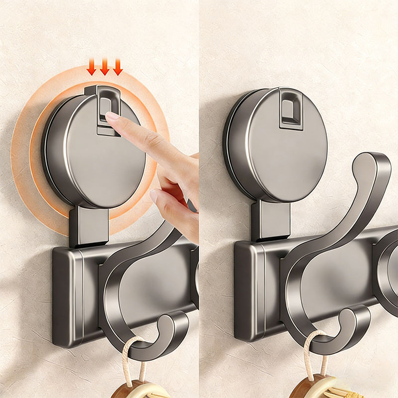 Gun Metal Bathroom Accessories Clothes Hanger Robe Hook Hanger Bathroom ...