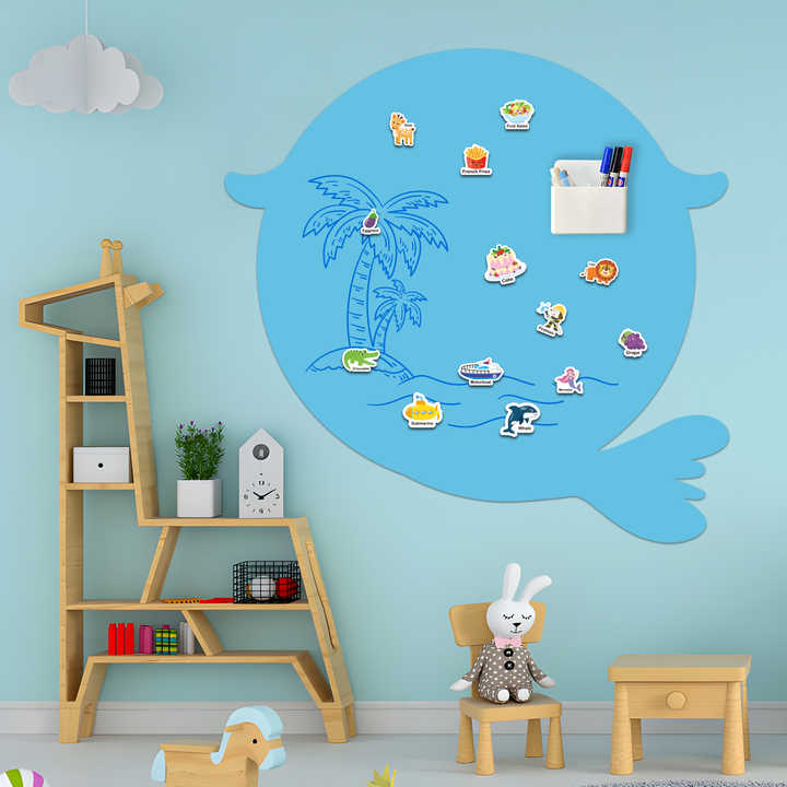 Magnetic Chalkboard Wall Sticker - Perfect for Kids & School