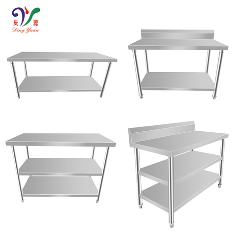 Wholesale Food Prep Industrial Inox Tables 201 304
