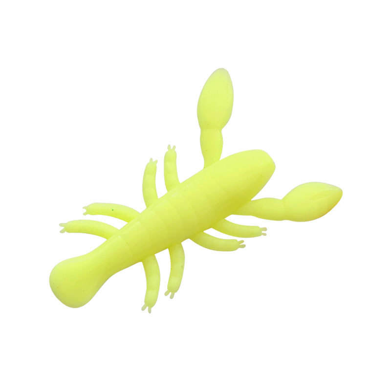 Lure 6.5 cm 3g Bionic Soft Bait Multi-Legged Shrimp PVC Without Hooks ...