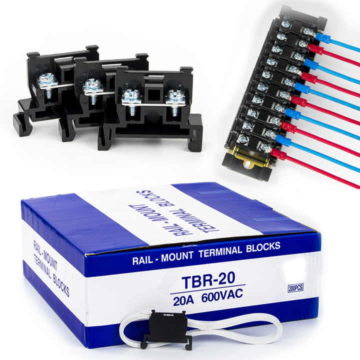 TBR-20 Busbar Wring Board Wire Connector - 200pcs/box