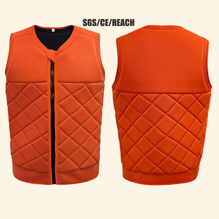 SBART Custom PVC Foam Lifejackets Orange Personalized Swimming Sports ...