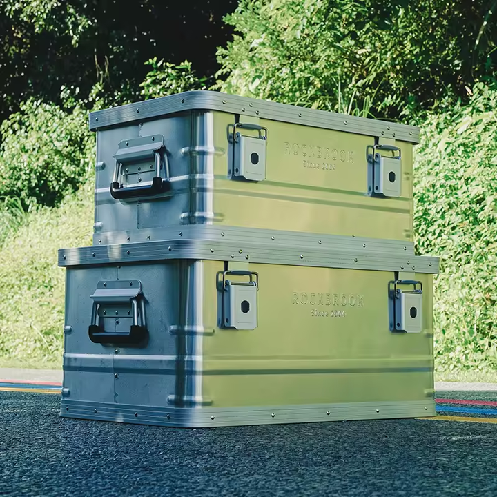 ROCKBROOK 95L Camping Storage Box - Durable & Foldable