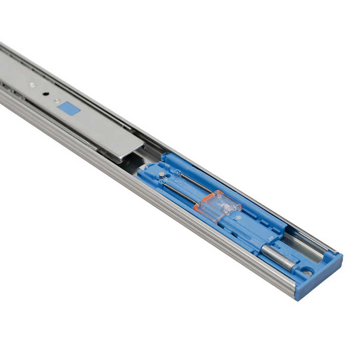 Three-Section Slide Telescopic Drawer Full Extension Furniture Sliding ...