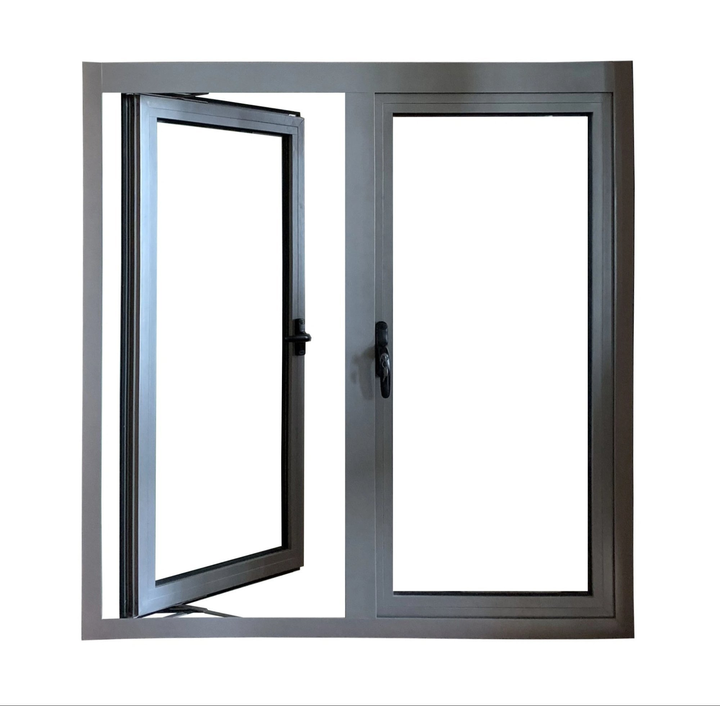 Modern Design Swing-Style Narrow Casement Windows Tempered Glass for ...