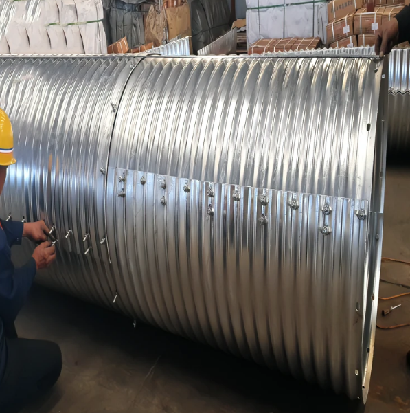 Premium Corrugated Metal Bellow Pipes - 36 Inch Double Wall Galvanized ...