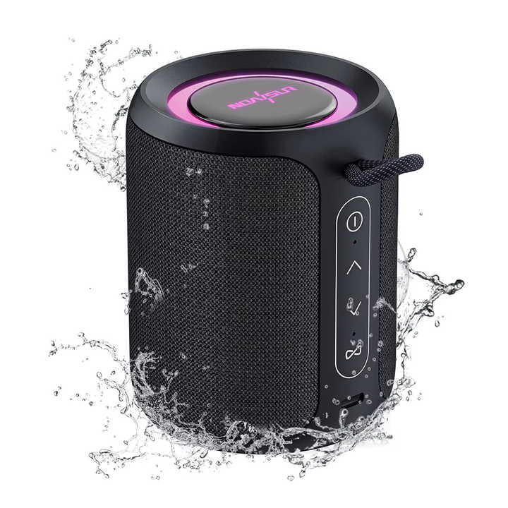 New Trends Alexa Mini 15w Ipx7 Waterproof Speaker Black 360-Degree ...