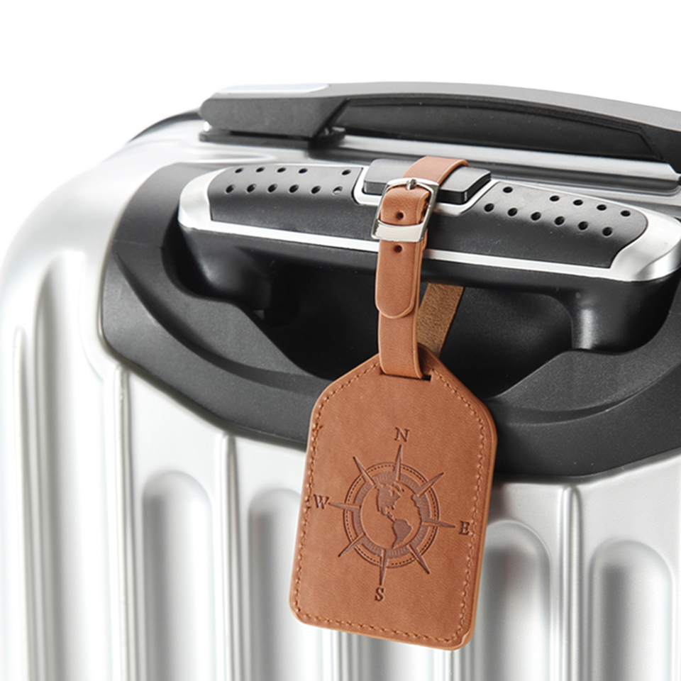 Adjustable Multi-Color Plane Boarding Pass Suitcase Tag Luxury Travel Named Baggage Tags Pu ...