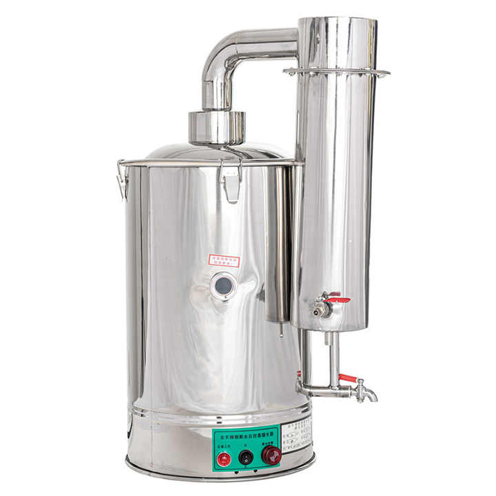 20L Digital Stainless Steel Laboratory Water Distiller Machine 304 ...