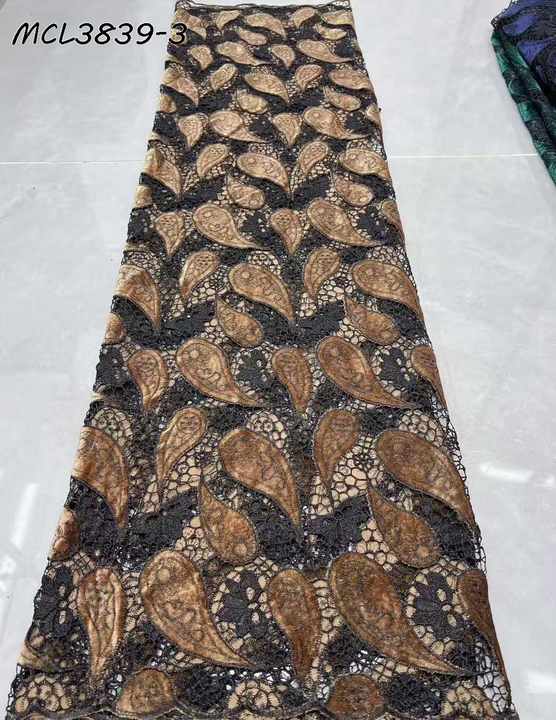 Traditional African Sequin Velvet Lace Fabric 5 Yards Eco-Friendly ...