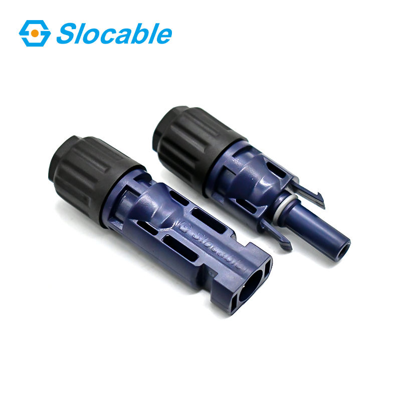 Slocable 4mm2 6mm2 Crimp-Free Tool-tree Easy Push-in PV Connector for ...