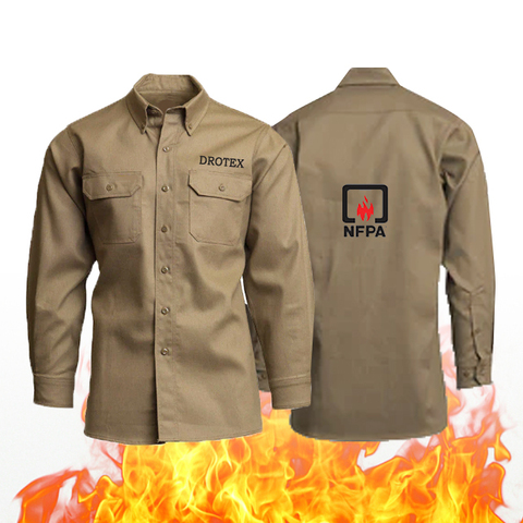 Breathable Flame Retardant Workwear Fire Resistant Clothing for Safety ...