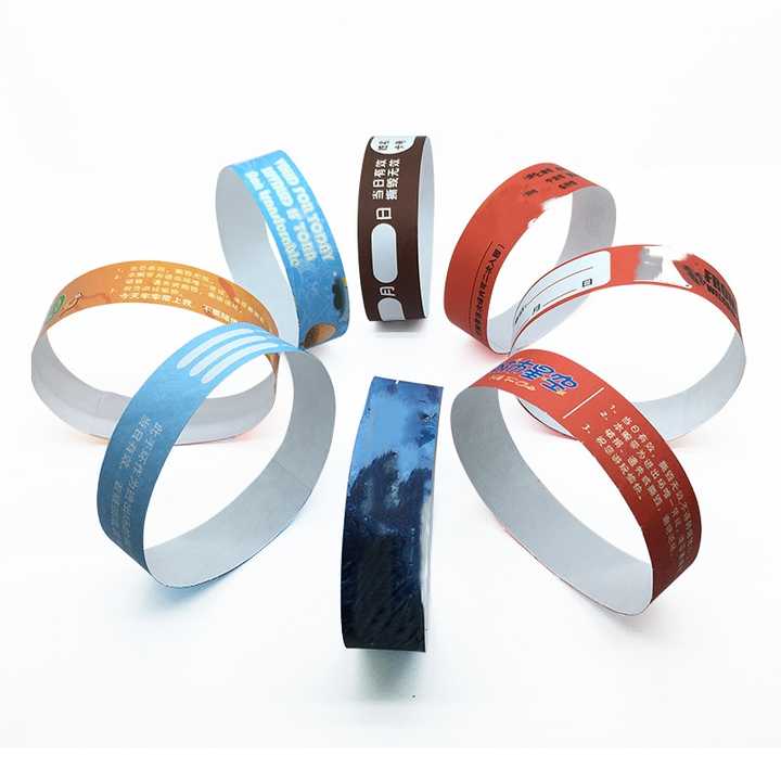 Custom Logo Size Cheap Printable Tyvek Wristbands Tyvek Bracelet Tyvek ...