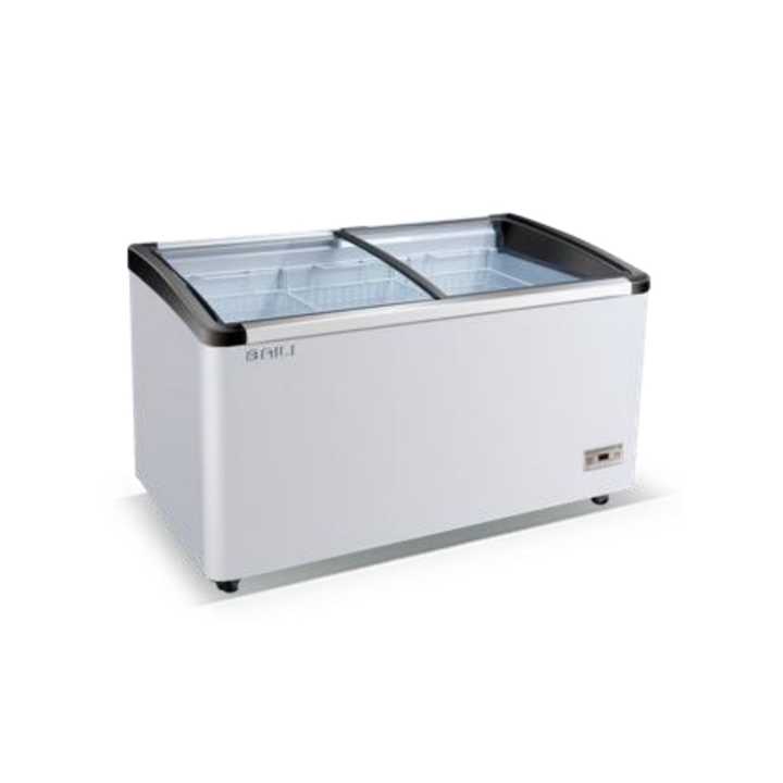 318L Supermarket Commercial Ice Cream Chiller Showcase Freezer Frozen ...