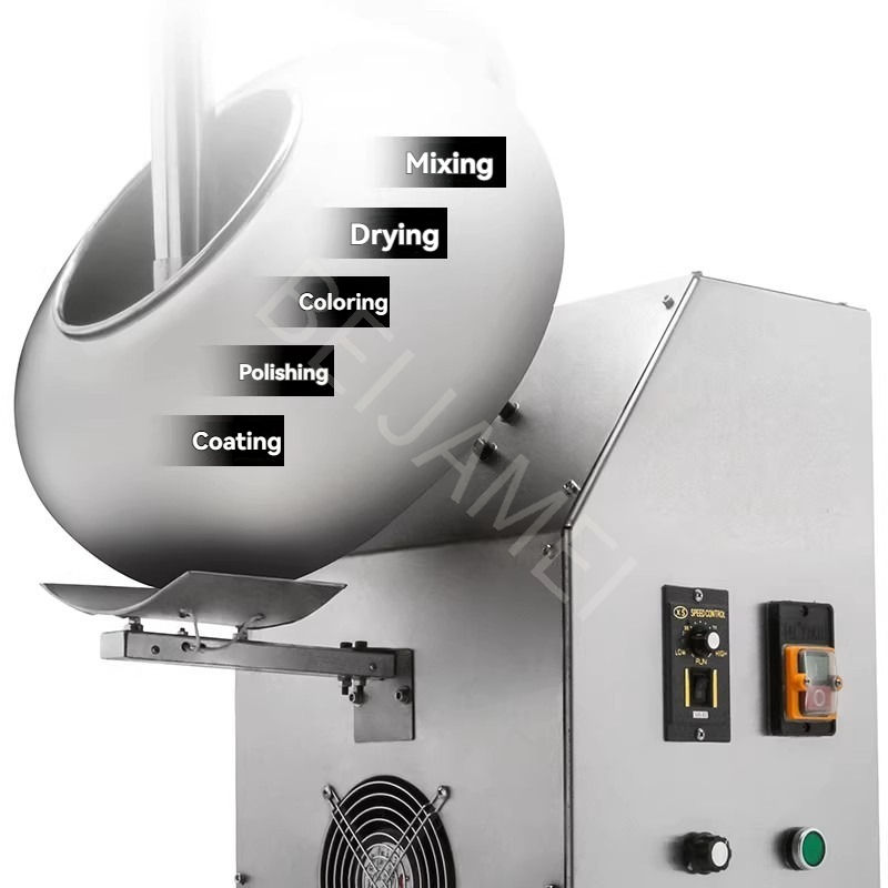 Pill Coating Drying Polishing Integrated Machine Pelleting Equipment ...