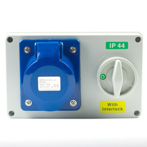 16A Single Phase Industrial Sockets and Plugs - IP44