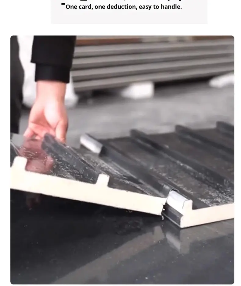 Factory Roof Sandwich Polyurethane Filling Insulation Double-layer ...