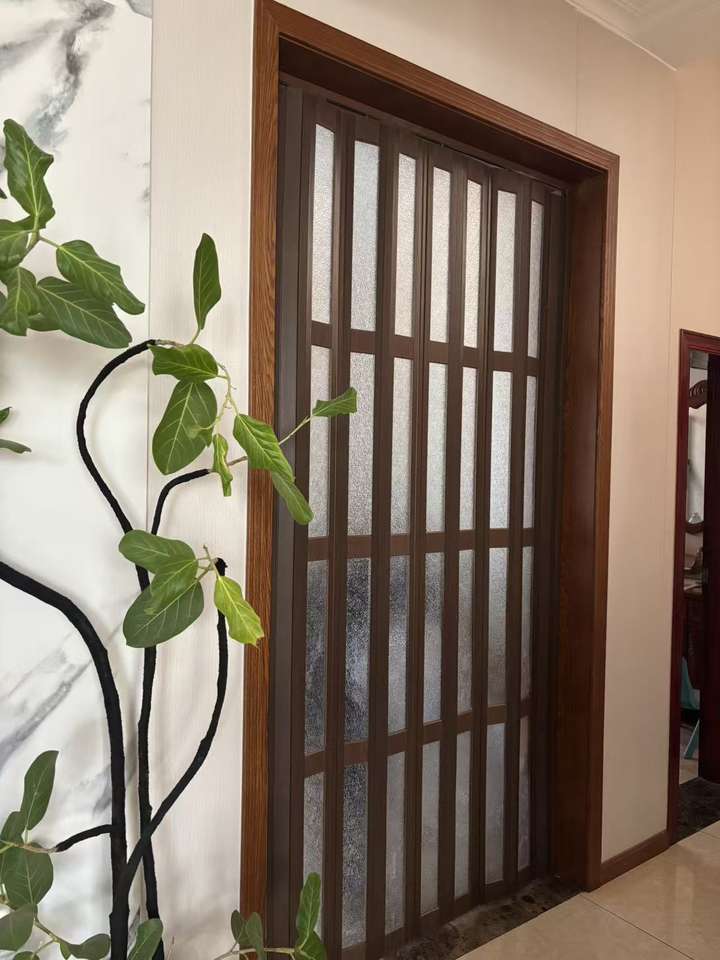 PVC Folding Door Open-Style Modern Minimalist Sound Insulation Kitchen ...
