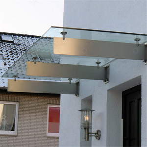 Modern Wholesale steel frame glass canopy to Enjoy the Outdoors in ...