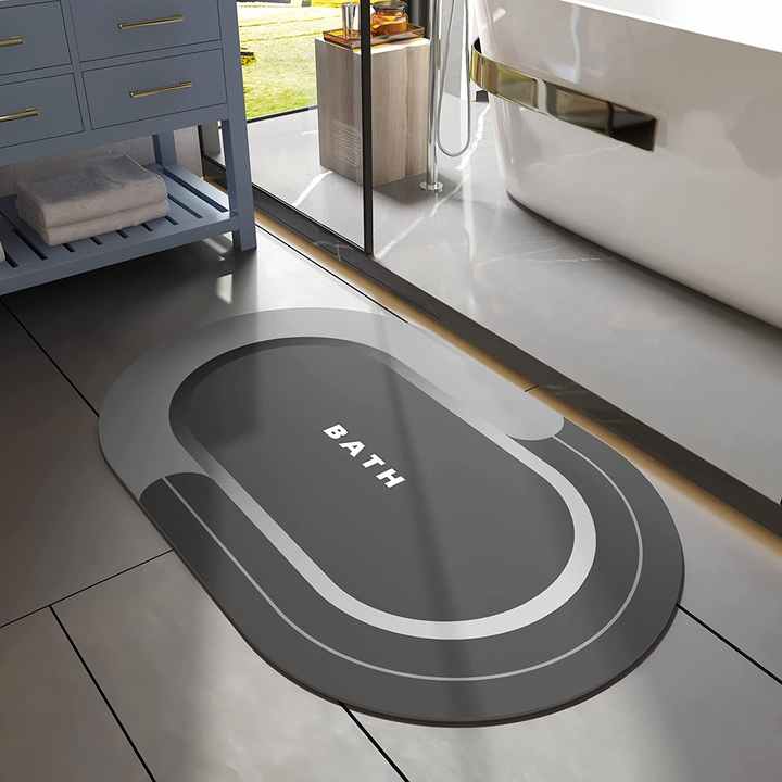 Super Water Custom Absorbent Floor Diatom Mat Foot Diatomite Bath Mats ...