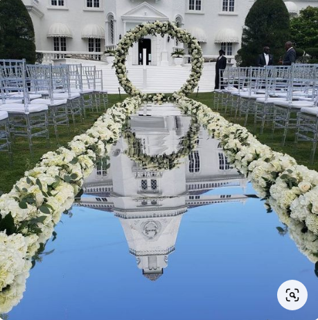 Beautiful tempered glass round wedding stage platform for event ...