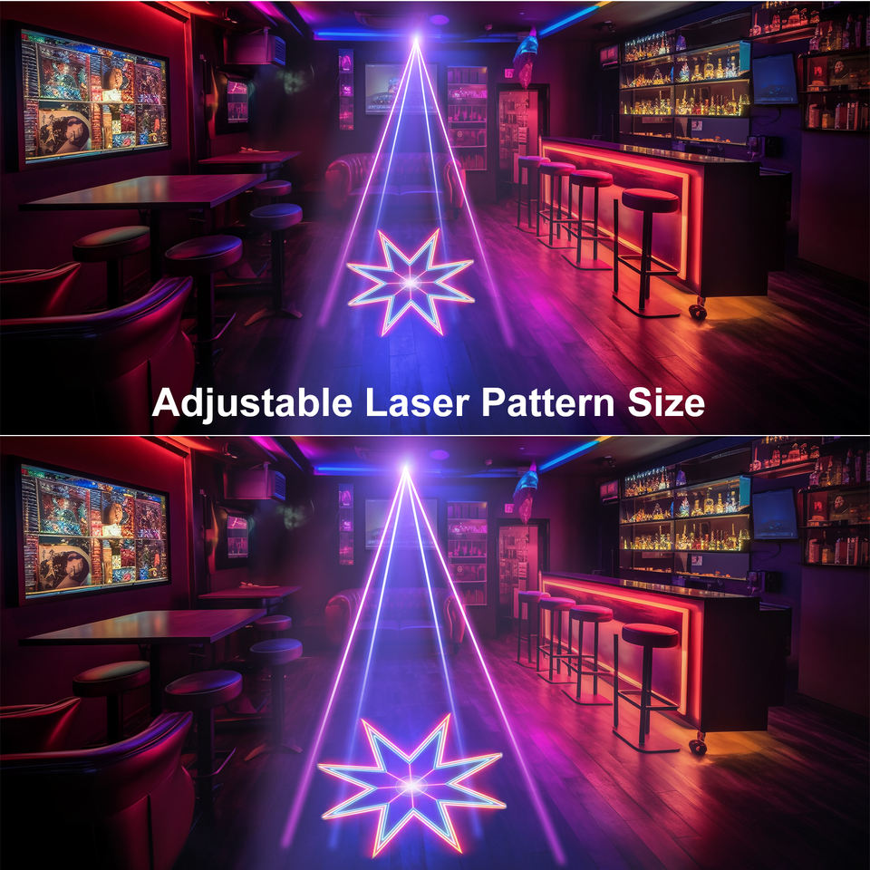 3W DMX512 Laser Lights & ILDA Control RGBW ILDA IP20 3D Laser Projector ...